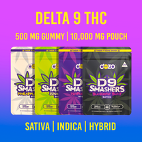 Dozo D9 Smashers - Powerful THC Gummies in Various Flavors – puredozo