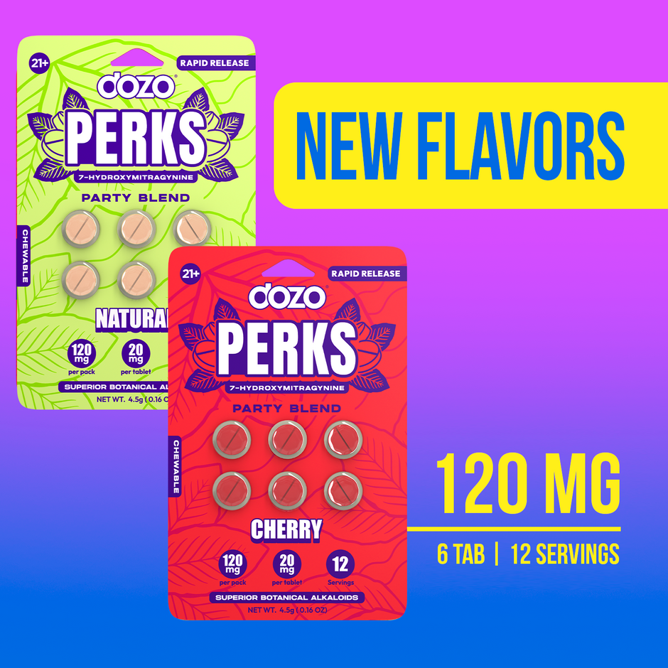 Dozo PERKS 7-HYDROXYMITRAGYNINE | Chill Berry (40 mg, 2ct) – puredozo