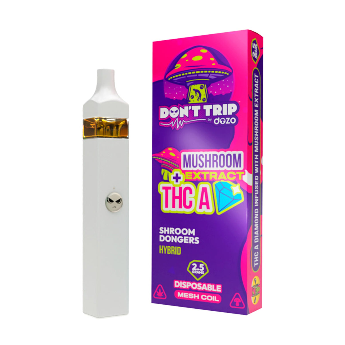 Don't Trip Mushroom Vape: Shroom Dongers (Hybrid) – puredozo
