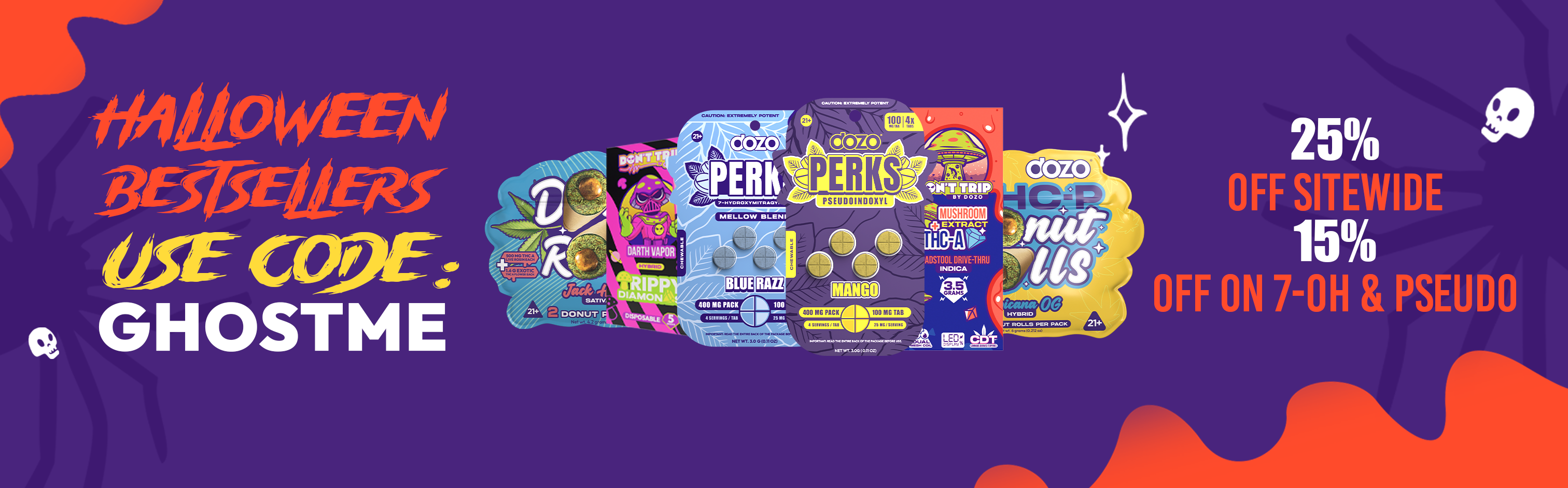 4ct Dozo PERKS 7-HYDROXYMITRAGYNINE - Grape & Chill Berry & Wild Mango ...